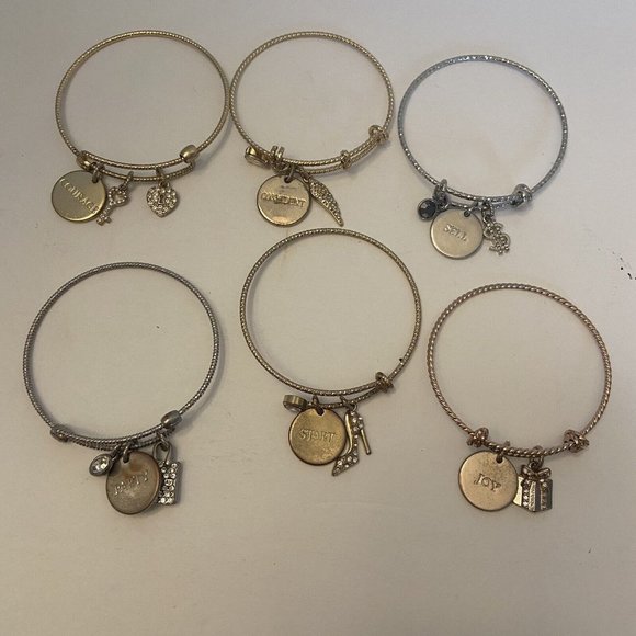 Mary Kay | Jewelry | 6 Mary Kay Adjustable Motivation Bangle Bracelets ...